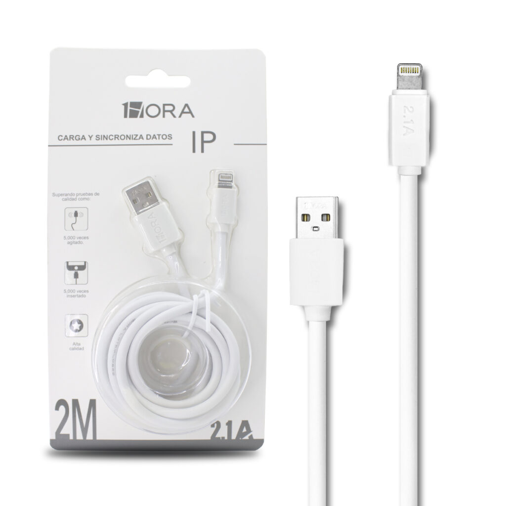 Cable de Carga 3 En 1 V8/Tipo C/iPhone 1Hora - Playbox Electronics