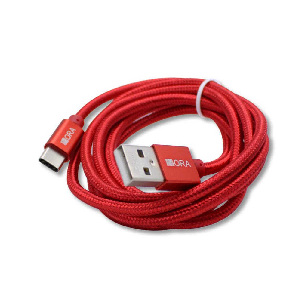 Cable Tipo USB-C 1 metro, 3 Amperios 1Hora CAB262 - Playbox Electronics