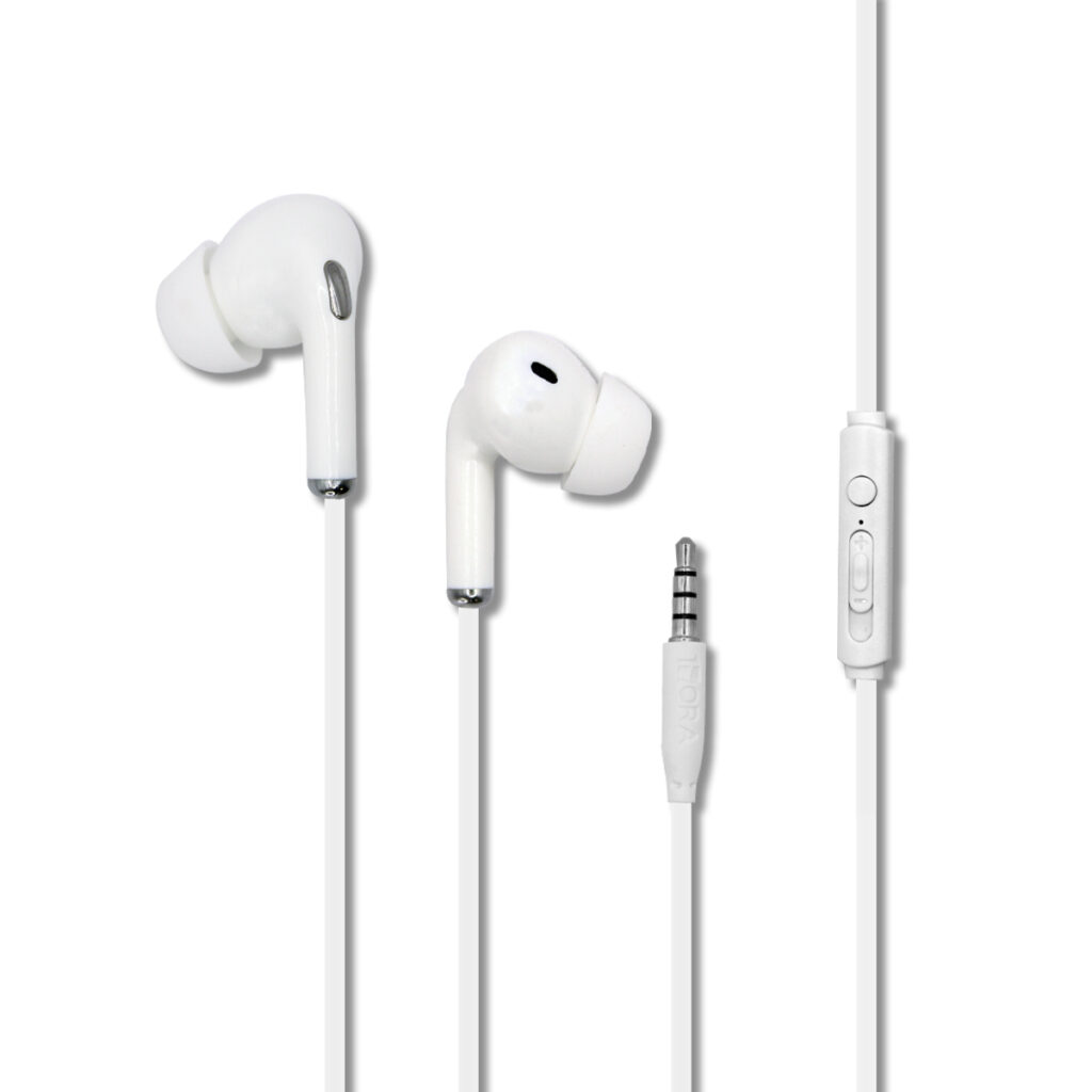 Audífonos Alámbricos de Entrada Auxiliar 3.5mm con Gomas 1Hora AUT123 - Playbox Electronics