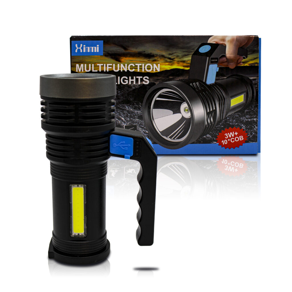 Linterna Portátil Multifuncional con Asa LED1446 - Playbox Electronics