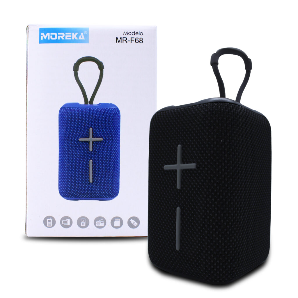 Bocina Bluetooth Resistente al Agua con Radio FM y Puertos SD y USB MRF68 - Playbox Electronics