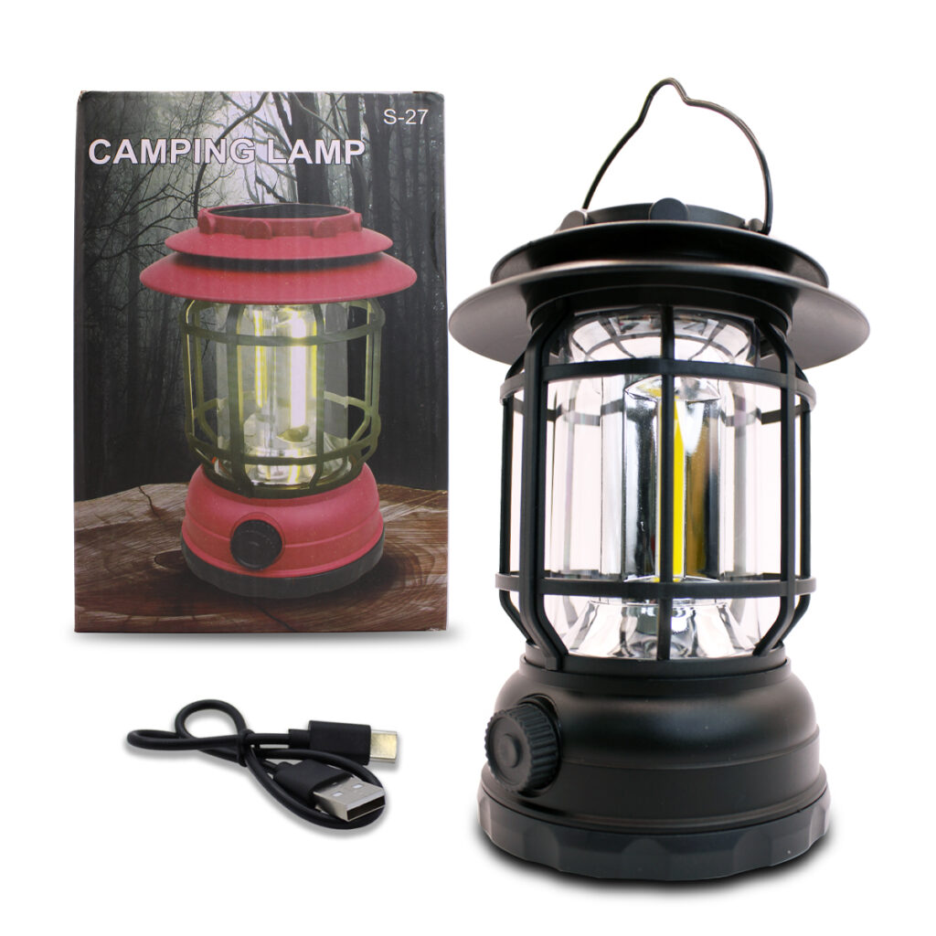 Lámpara LED Recargable para Acampar S27 - Playbox Electronics