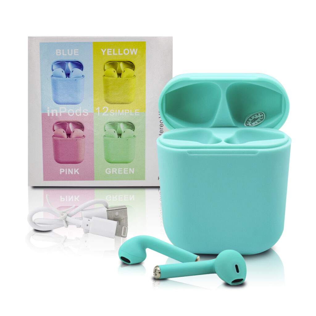 Audífonos Inalámbricos Bluetooth en Colores Variados inPods I12I ...