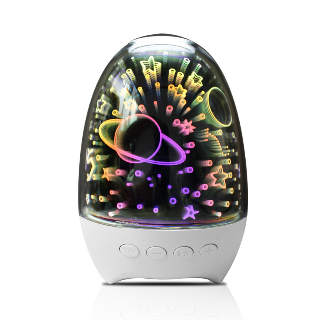 Bocina Bluetooth en Forma de Huevo con Luces LED de Figuras S609 ...