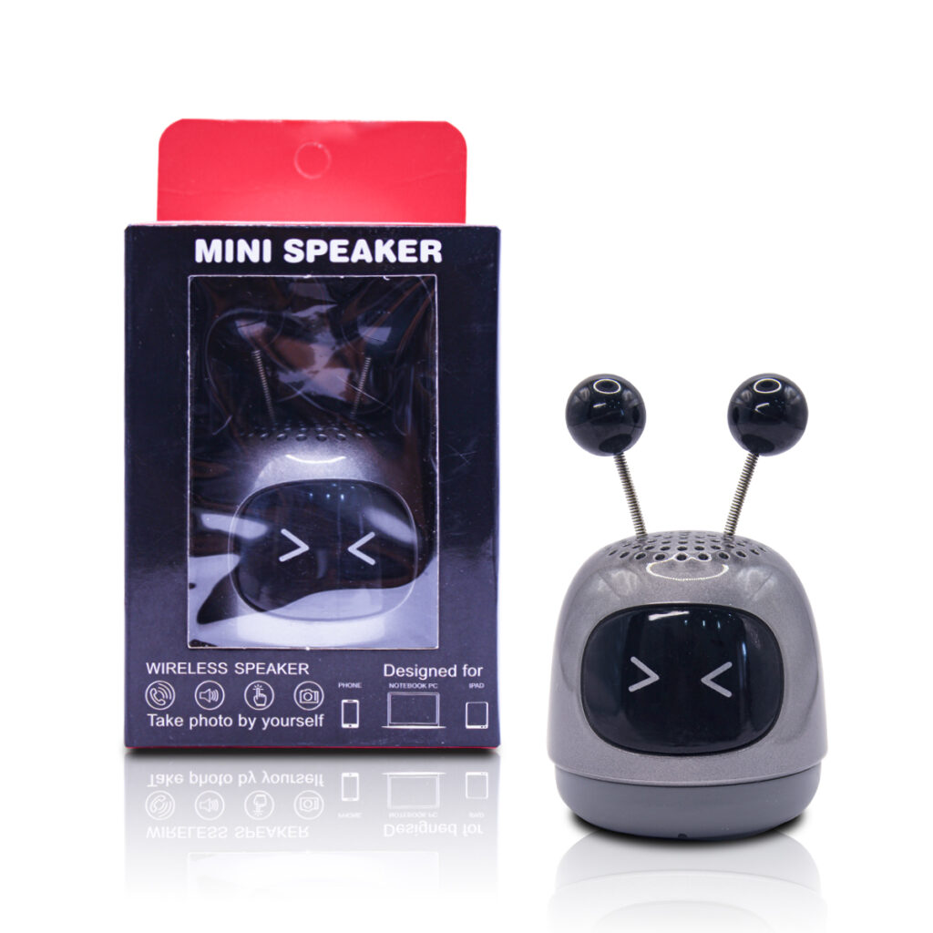 Mini Bocina Bluetooth en Forma de Marcianito VC12 - Playbox Electronics