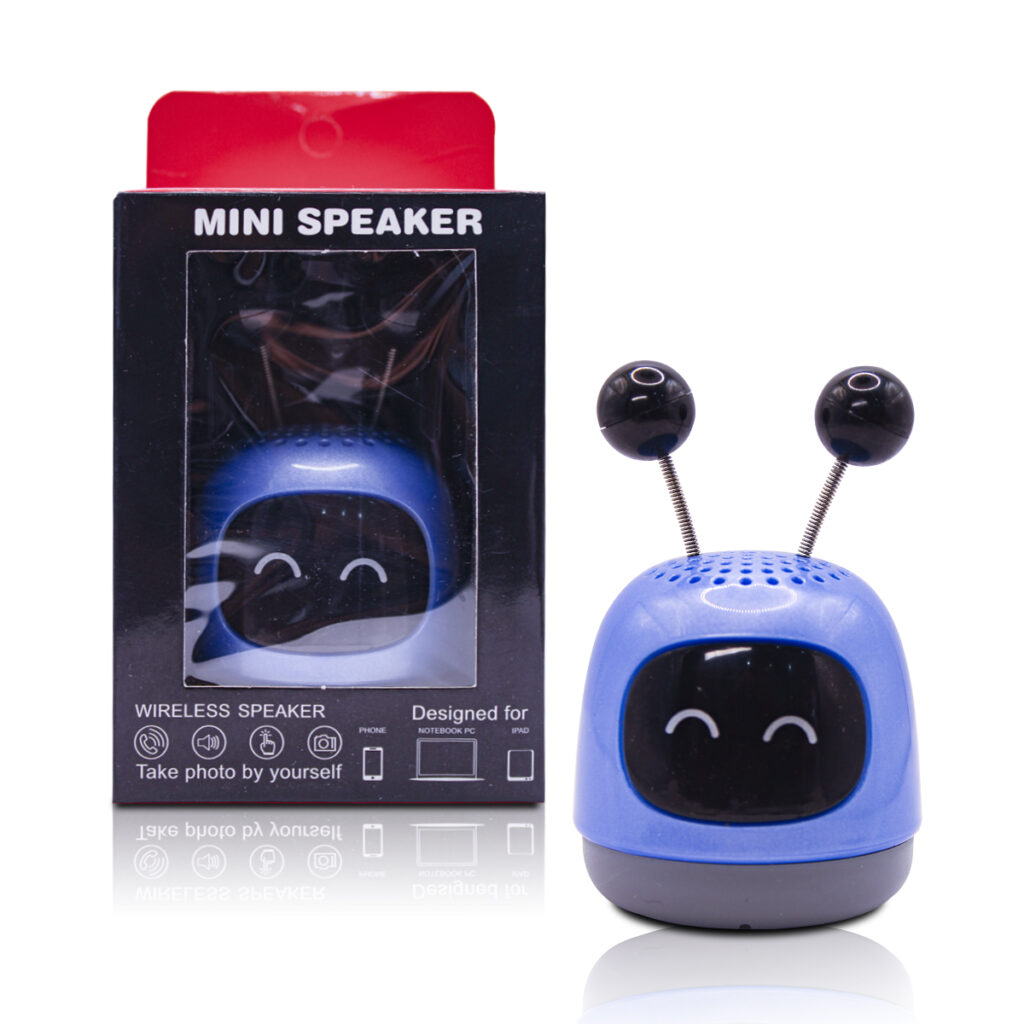 Mini Bocina Bluetooth en Forma de Marcianito VC12 - Playbox Electronics