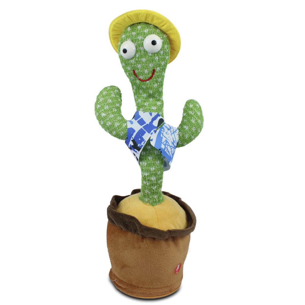 Cactus Bailarín Recargable con Sombrero y Voz (SURTIDO) PB53 - Playbox Electronics