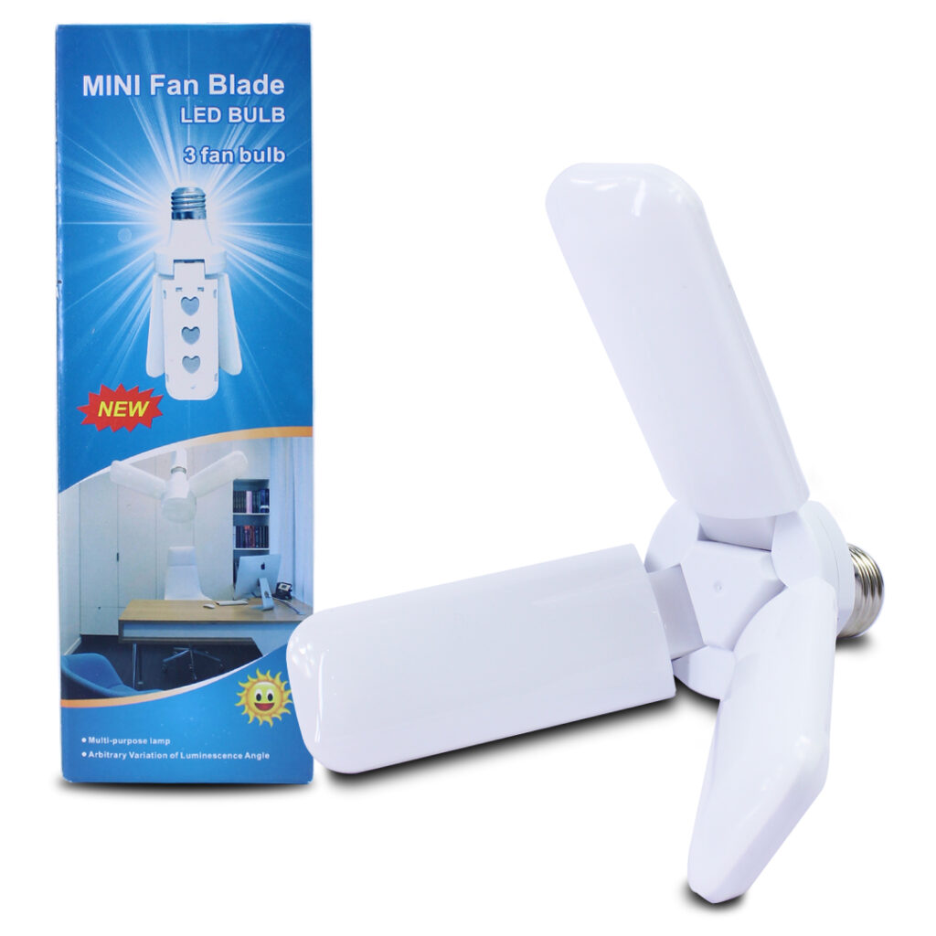 Foco LED 18W tipo Ventilador, 3 Aspas de Luz Blanca LED51 - Playbox ...