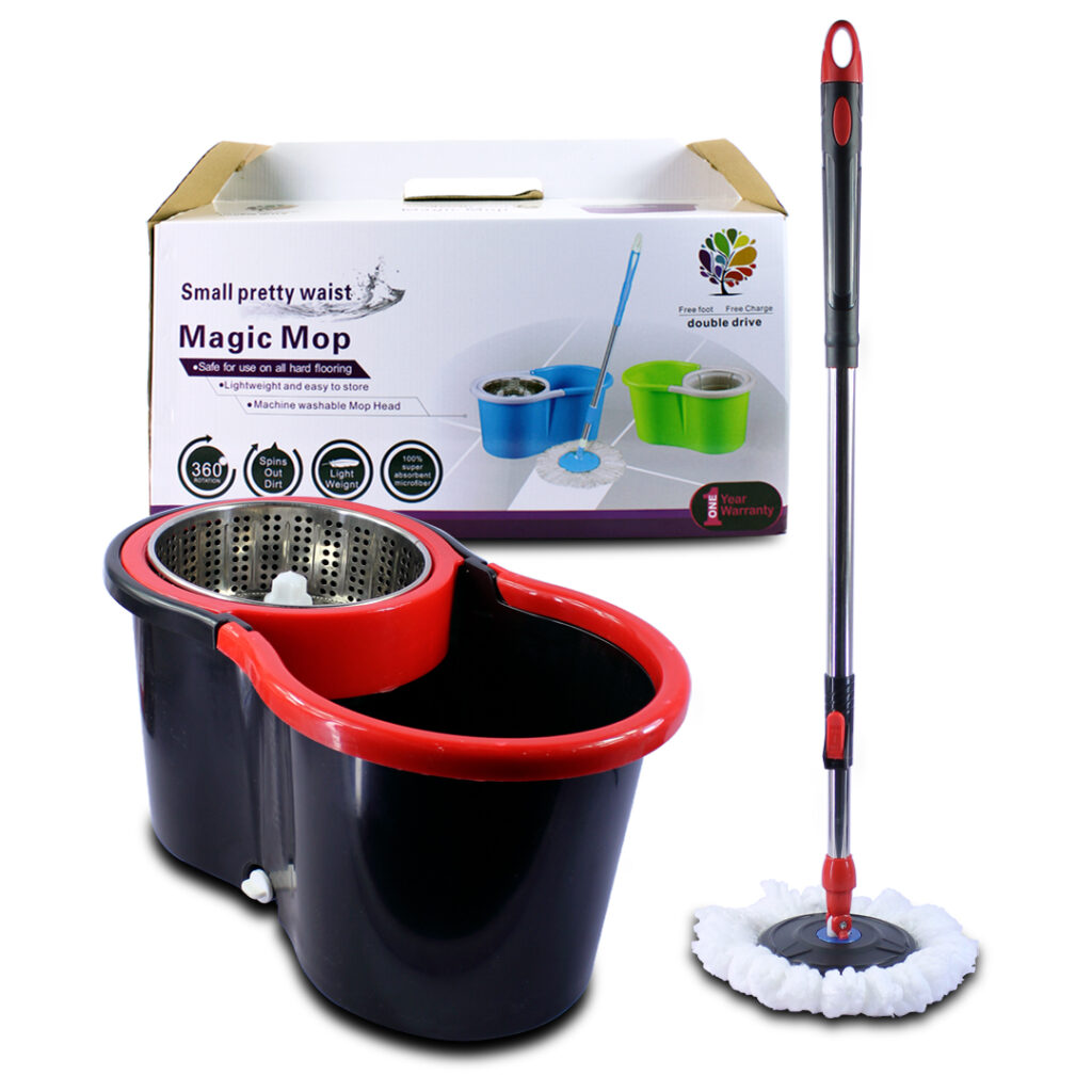 Trapeador Giratorio Magic Mop con Cubeta y Exprimidor MOP - Playbox ...