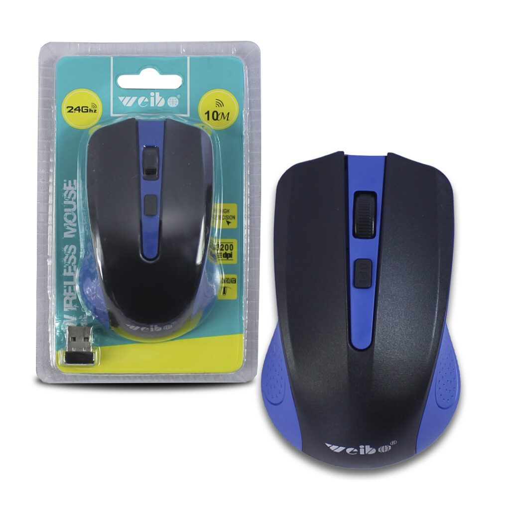 Mouse Inalámbrico con Conexión USB Bluetooth RF2835 - Playbox Electronics