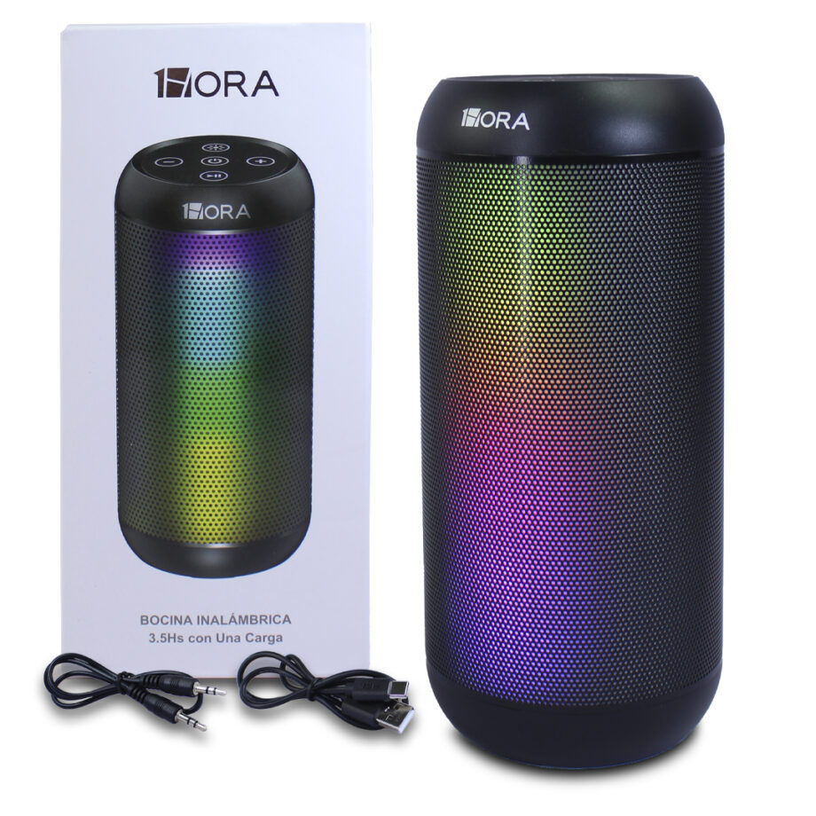 1 Hora Bocina Cilindrica Bluetooth Boc242 10w - Playbox Electronics